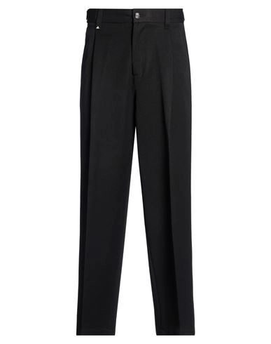 BERNA Twill Tailored Straight Leg Pants - Black