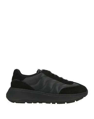 Fitflop Low-top Leather Sneakers - Black