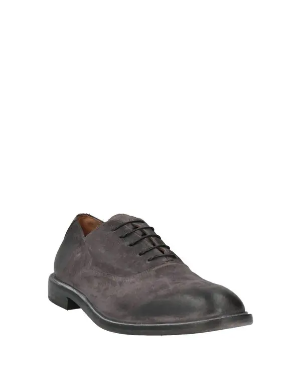 Moma Lace-up Leather Oxford Shoes - Grey