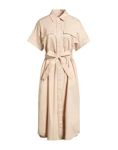 Peserico Midi Dress Size Cotton, Elastane