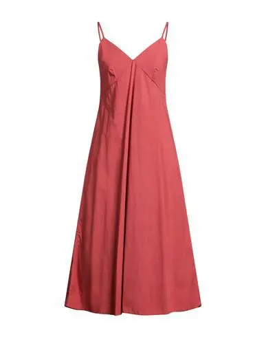 Officine Générale Midi Dress - Red