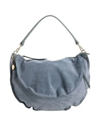 LAURA DI MAGGIO Leather Hobo Bag With Detachable Straps