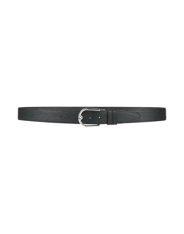 Montblanc Double-faced Leather Belt - Black