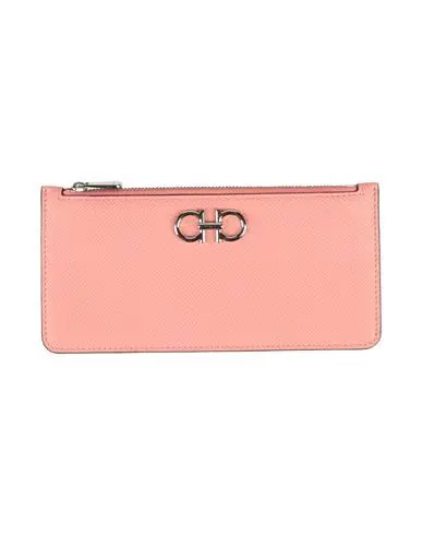 FERRAGAMO Cardholder Calfskin - Salmon Pink
