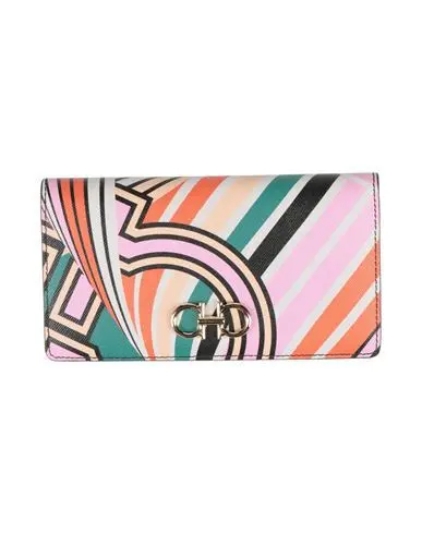 FERRAGAMO Document Holder Leather - Pink