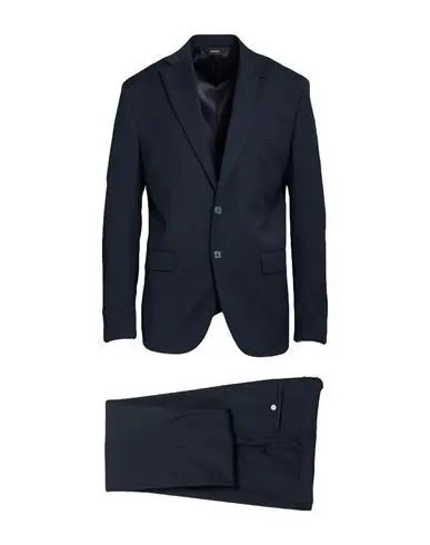 PAOLONI Suit Size Polyester, Wool, Elastane - Blue