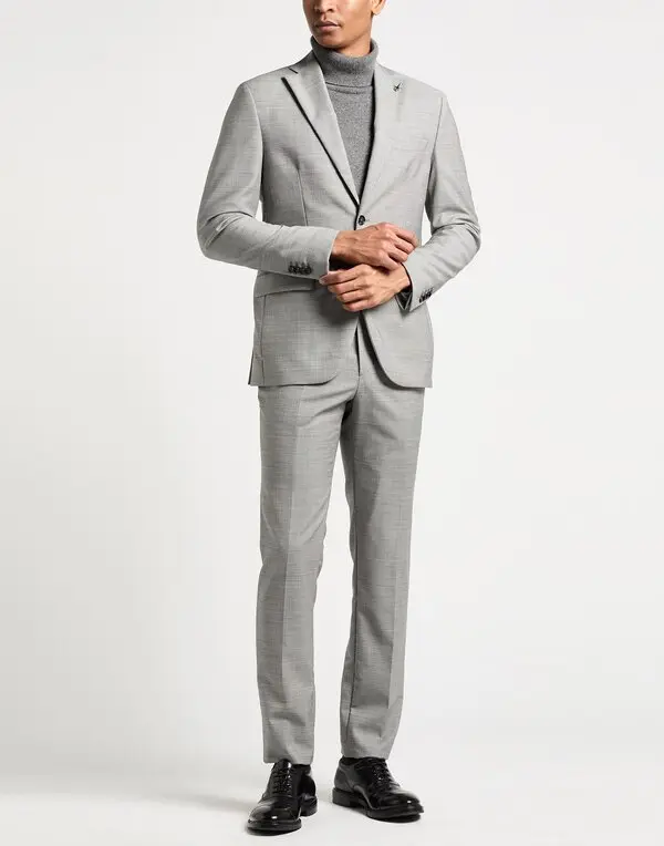 PAOLONI Suit Size Virgin Wool - Grey