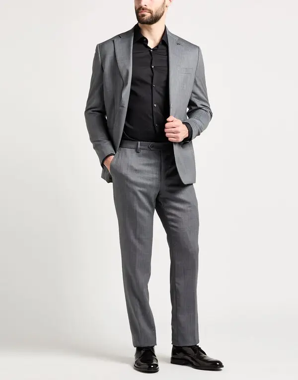 PAOLONI Suit Size Virgin Wool - Grey