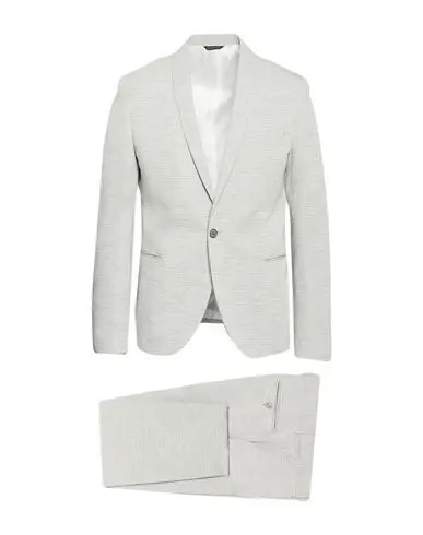 PAOLONI Suit Size Cotton, Elastane - Grey