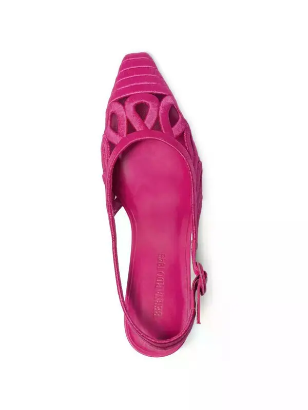 Bernardo Madinah Cut-out Slingback Pumps - Pink