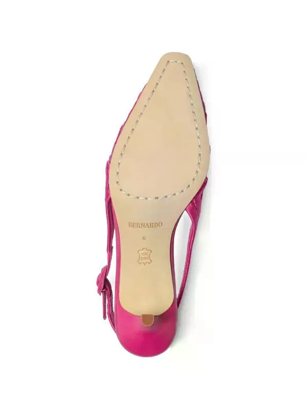 Bernardo Madinah Cut-out Slingback Pumps - Pink