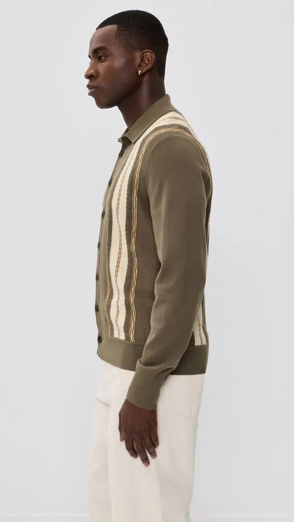 Guest In Residence Baja Plaza Shirt - Cypress Combo
