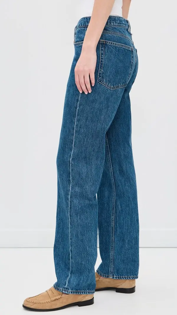 Rag & Bone Harlow Low-rise Straight Jeans - Park