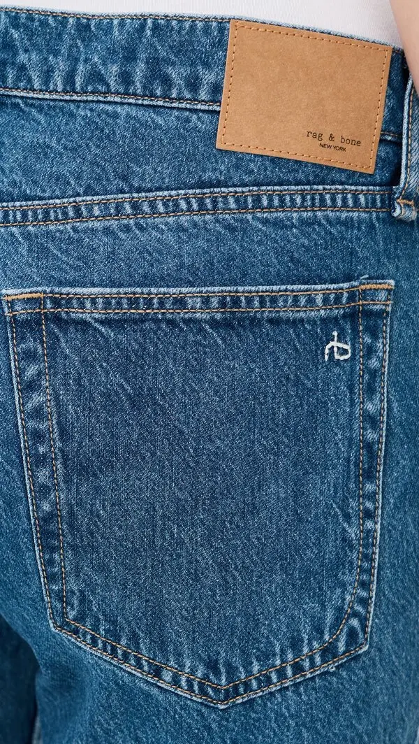 Rag & Bone Harlow Low-rise Straight Jeans - Park