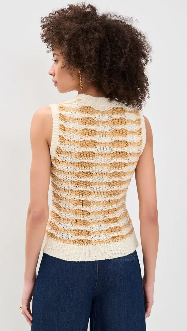 Ulla Johnson Patrizia Knit Top - Beach