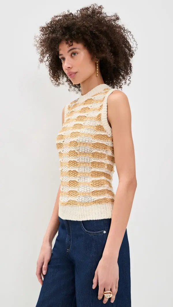 Ulla Johnson Patrizia Knit Top - Beach