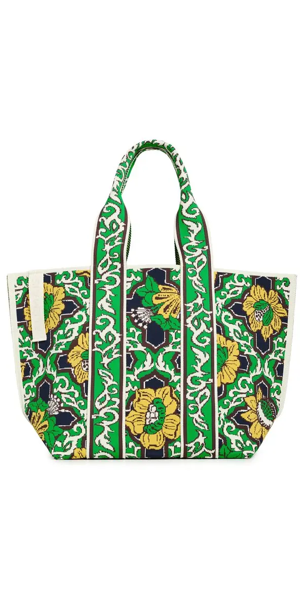 ALEMAIS Liana Jacquard Maxi Tote