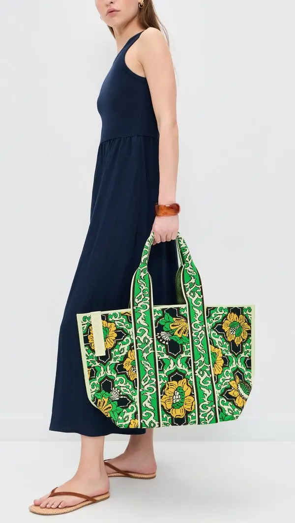 ALEMAIS Liana Jacquard Maxi Tote