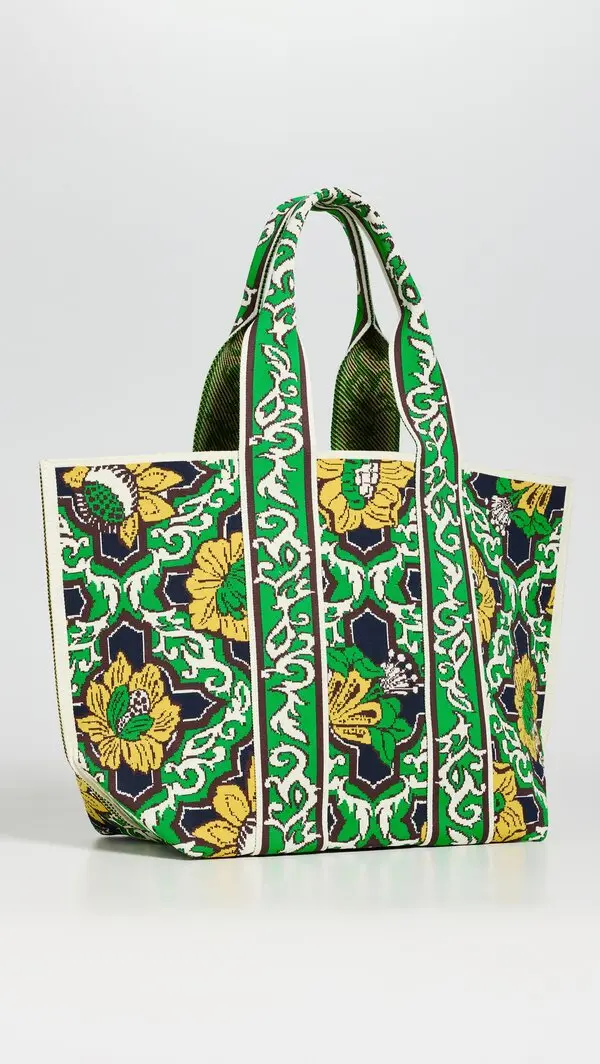 ALEMAIS Liana Jacquard Maxi Tote