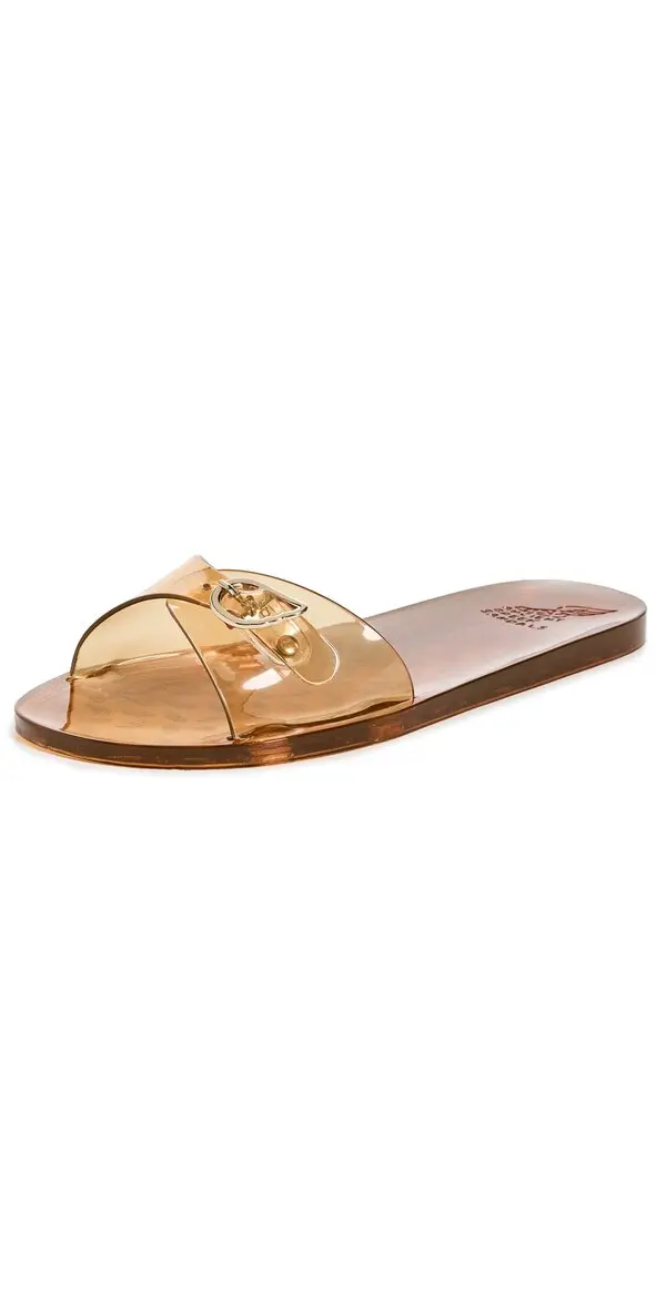 ANCIENT GREEK SANDALS Filia Jelly Slides - Caramel