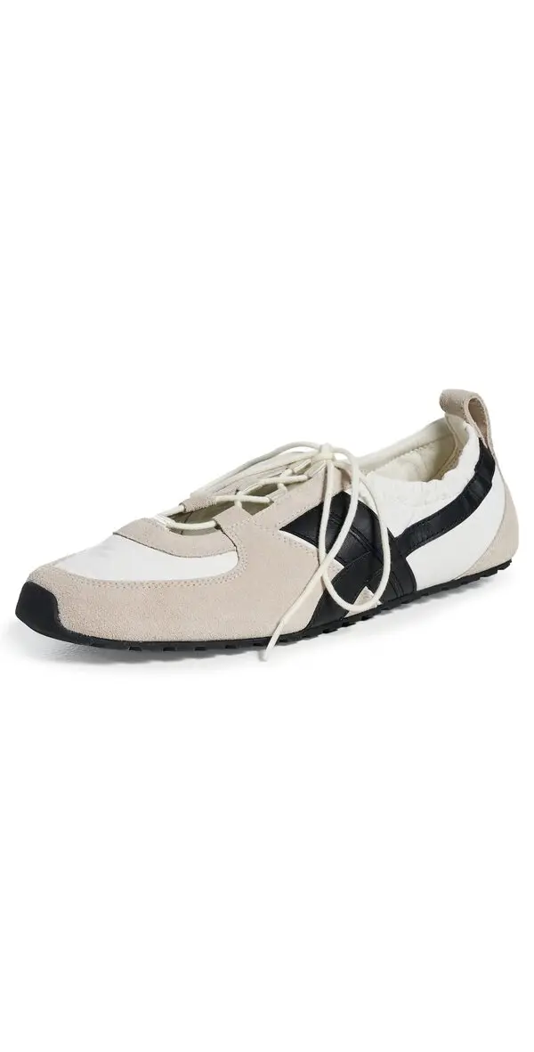 Tory Burch Hank Ballet Sneakers - Blanc/perfect Black