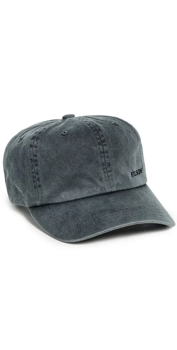 Filson Washed Low Profile Logger Cap - Washed Charcoal