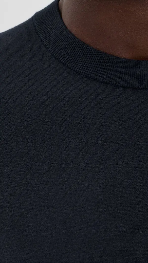 Theory Light Bilen Knit Soris Tee - Dark Eclipse