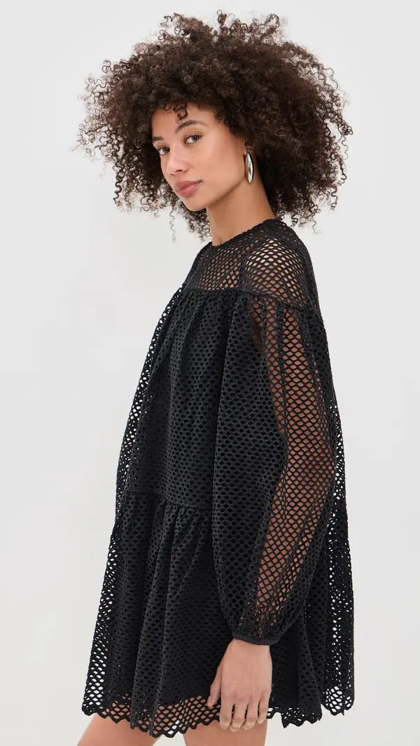 Ulla Johnson Jaclyn Eyelet Mini Dress