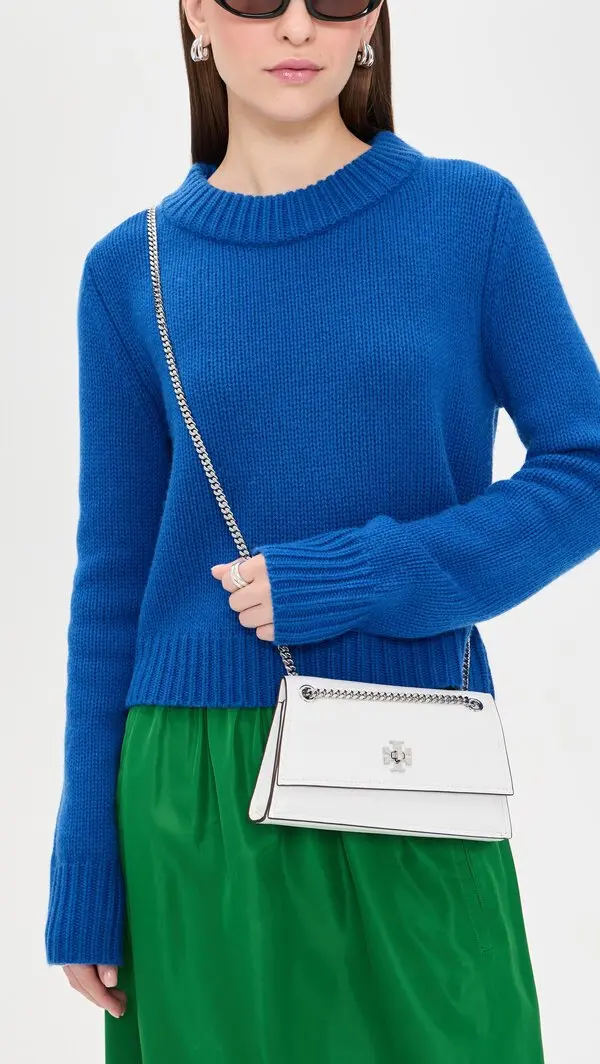 Tory Burch Kira Turnlock Mini Bag - Bianco