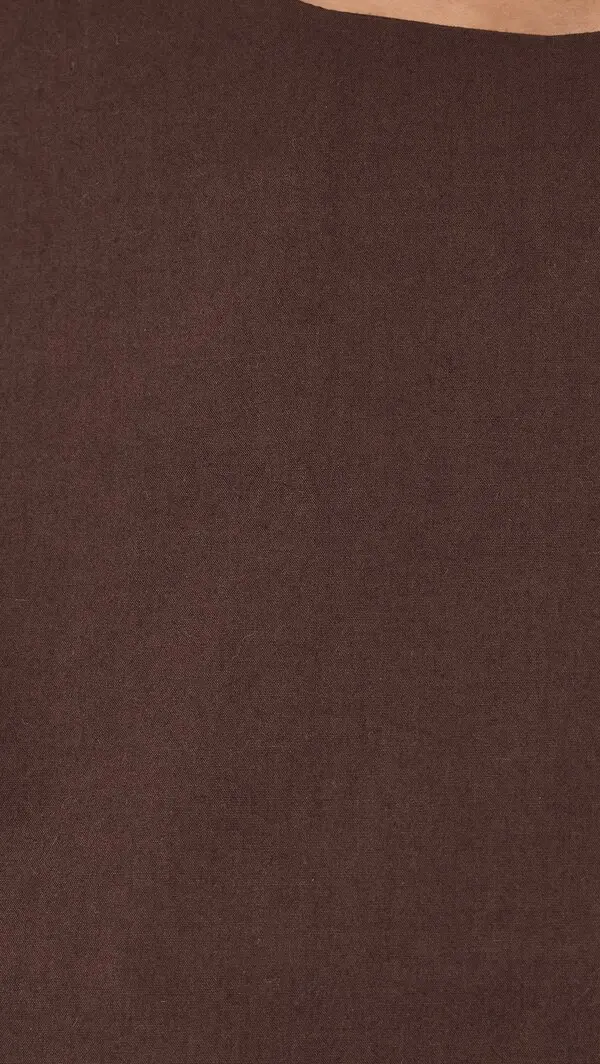 LE BOP Lillian Cropped Blouse - Brown
