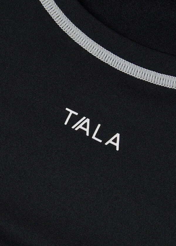 TALA Ultralite Active Logo Stretch-jersey T-shirt - Black