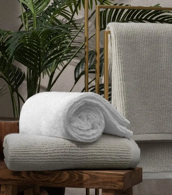 HAMAM Organic Cotton Raya Hand Towel - Neutral