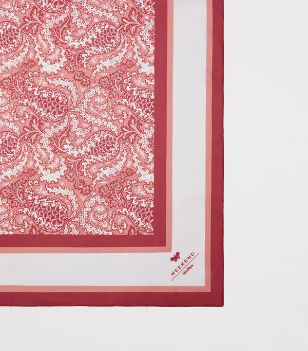 Max Mara Printed Scarf - Pink