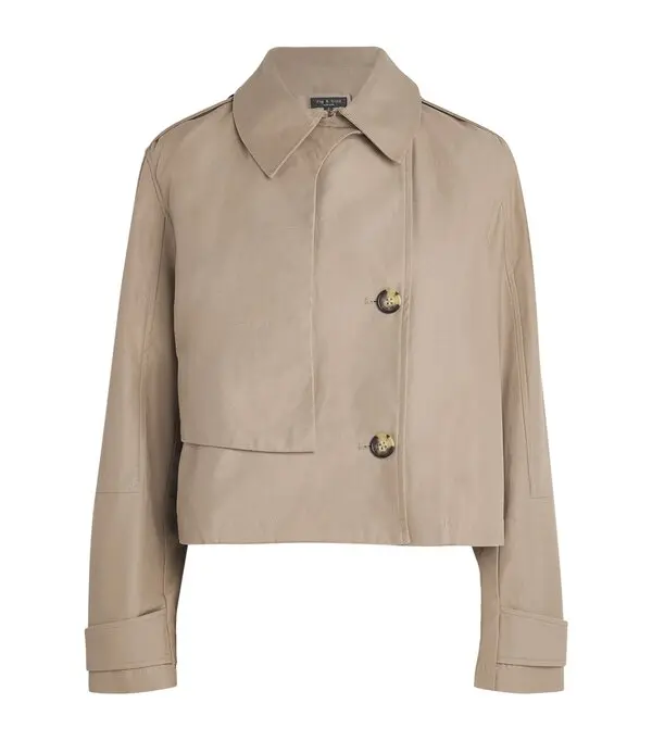 Rag & Bone Cotton Jamie Trench Coat - Beige