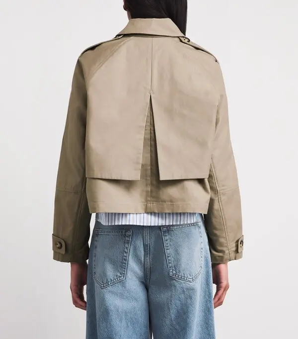 Rag & Bone Cotton Jamie Trench Coat - Beige