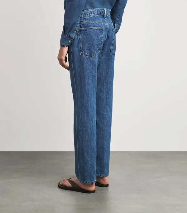 Rag & Bone Harlow Mid-rise Straight Jeans - Blue