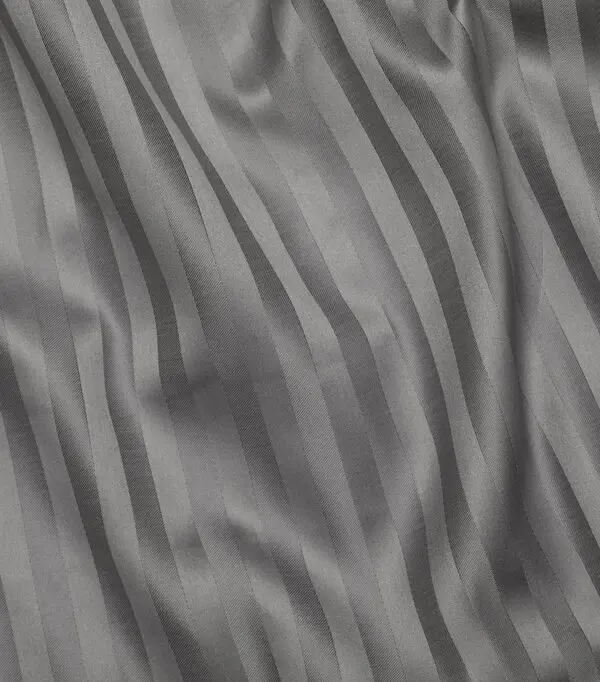 PRATESI Raso Rigato Super King Duvet Cover - Grey