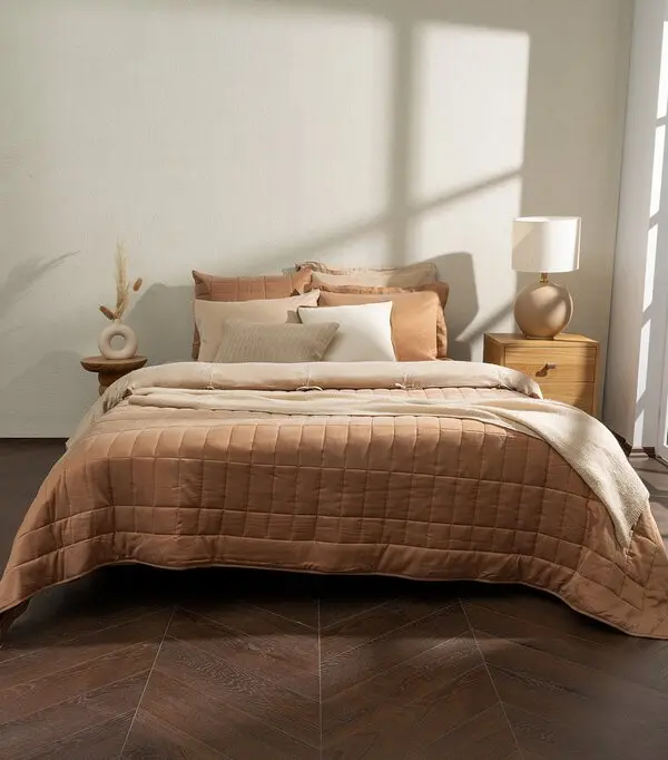 HAMAM Alya Quilted Square Pillowcase