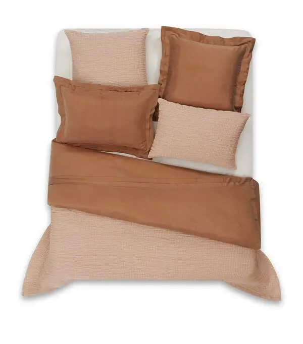 HAMAM Cotton Airply Texture Pillowcase - Brown