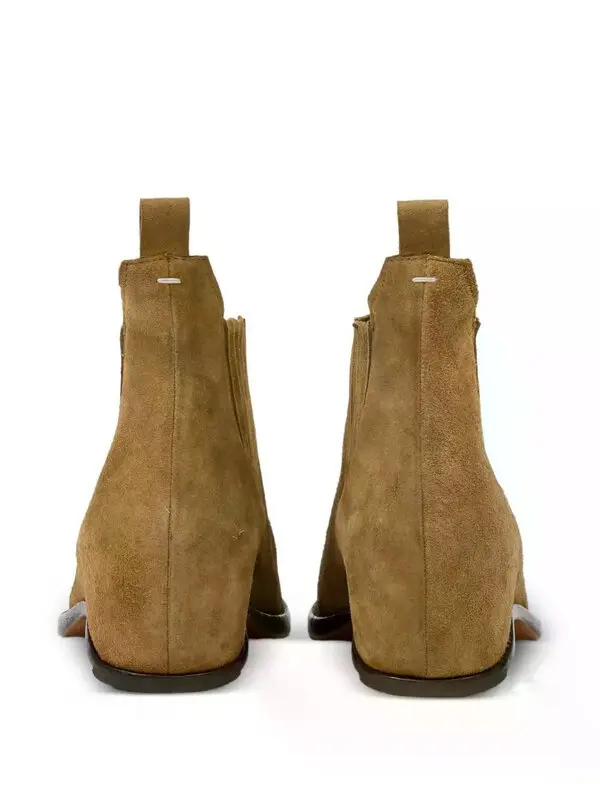 MAISON MARGIELA Heel-less Western Chelsea Boots - Neutrals