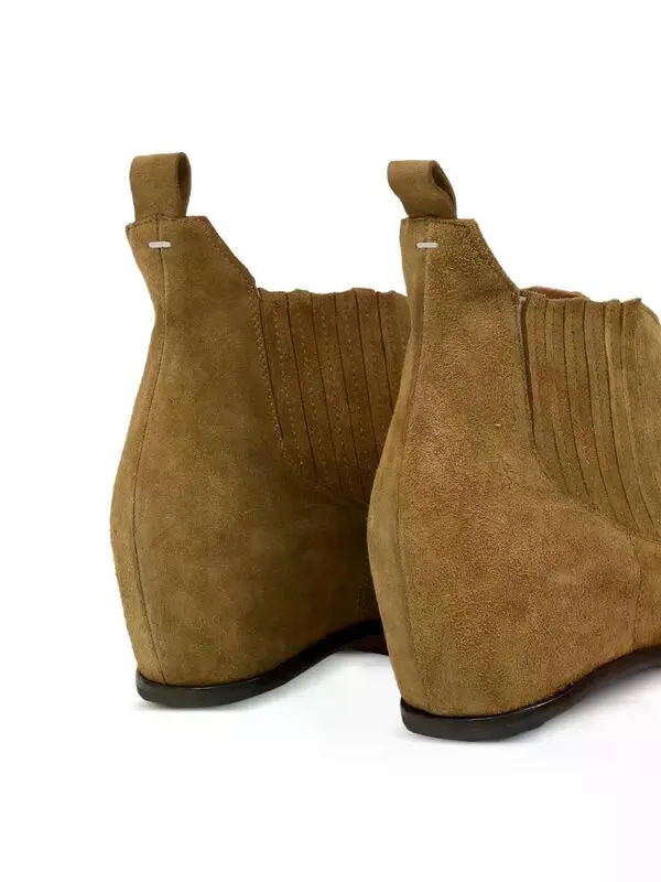 MAISON MARGIELA Heel-less Western Chelsea Boots - Neutrals