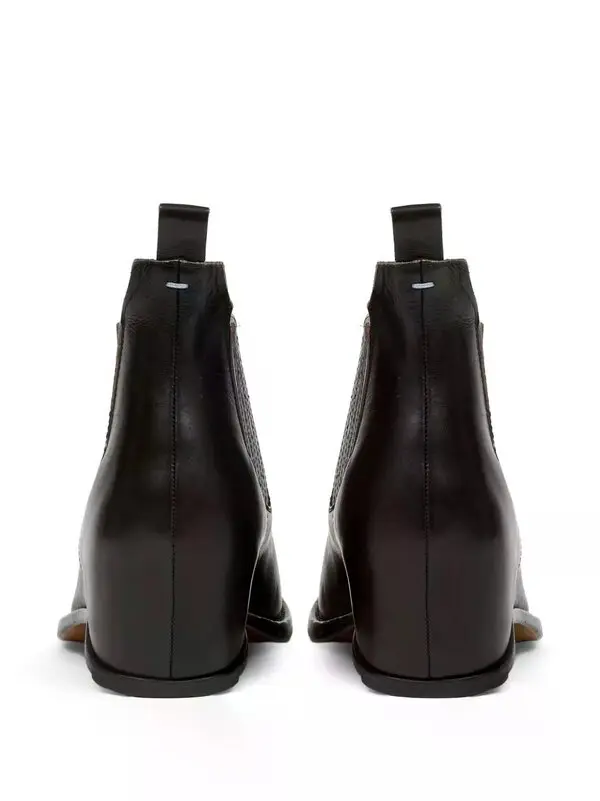 MAISON MARGIELA Heel-less Western Chelsea Boots - Brown