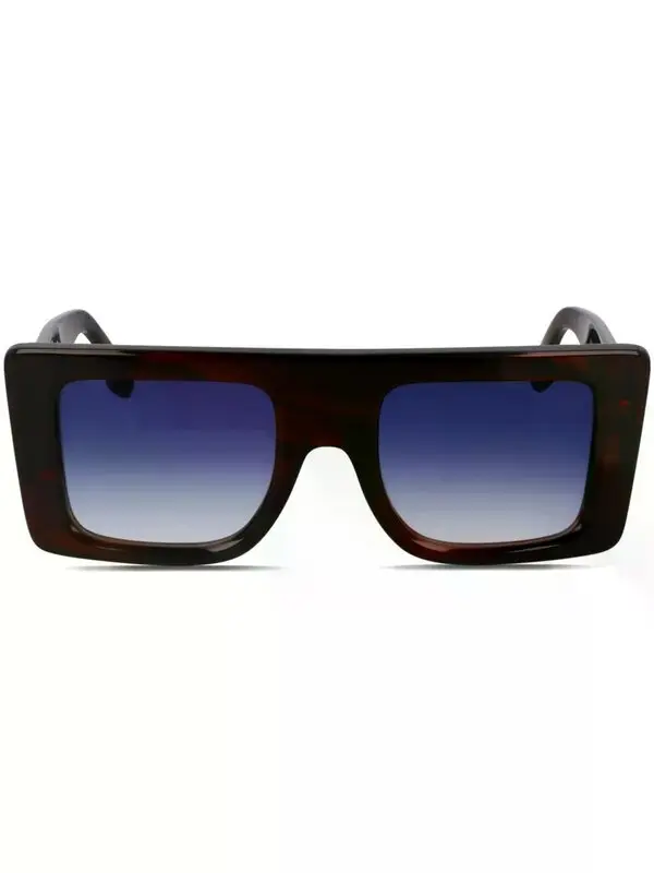 Victoria Beckham Logo-engraved Sunglasses - Black