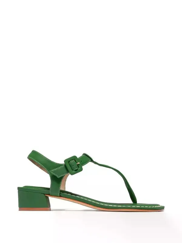 Bernardo Goya Buckle Sandals - Green