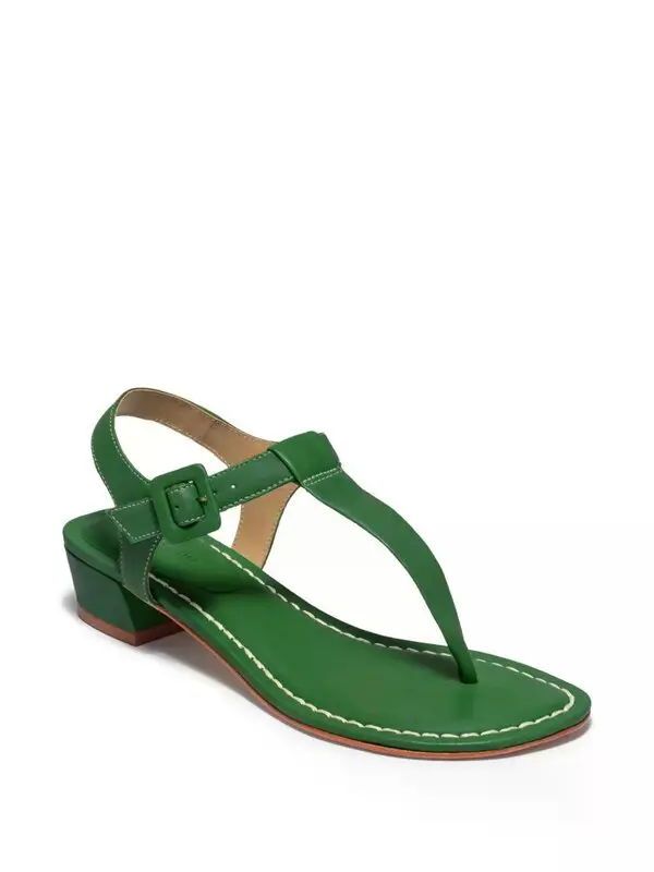 Bernardo Goya Buckle Sandals - Green