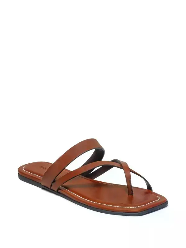 Bernardo Ocana Thong Flat Sandals - Brown
