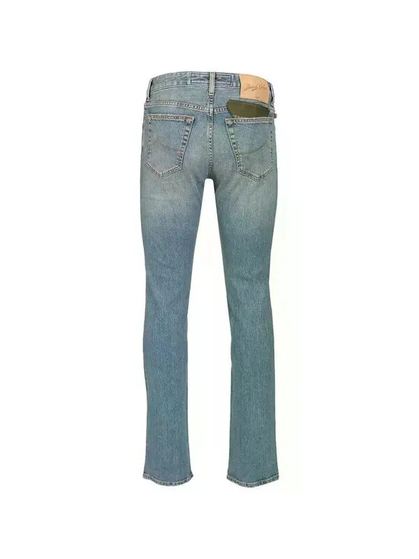 Jacob Cohen Logo-patch Jeans - Blue