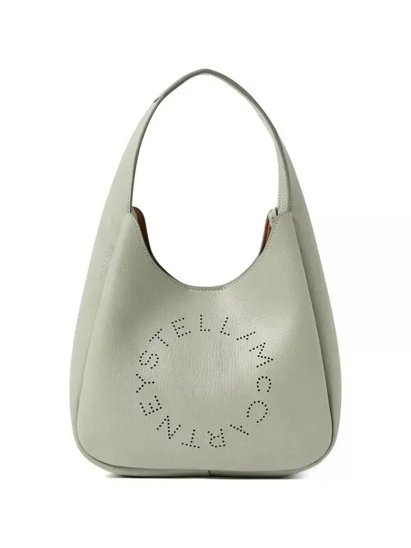 Stella McCartney Logo Appliqué Hobo Bag - Green
