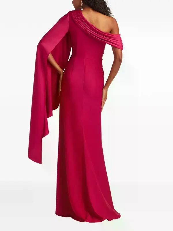Tadashi Shoji Draped One-shoulder Dress - Pink