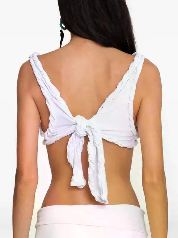 AMIR SLAMA Braided Crop Vest